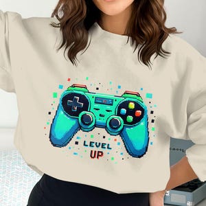 Level up PNG, Game Controller Png, Pixel Art Png, Gamer Png, Digital ...