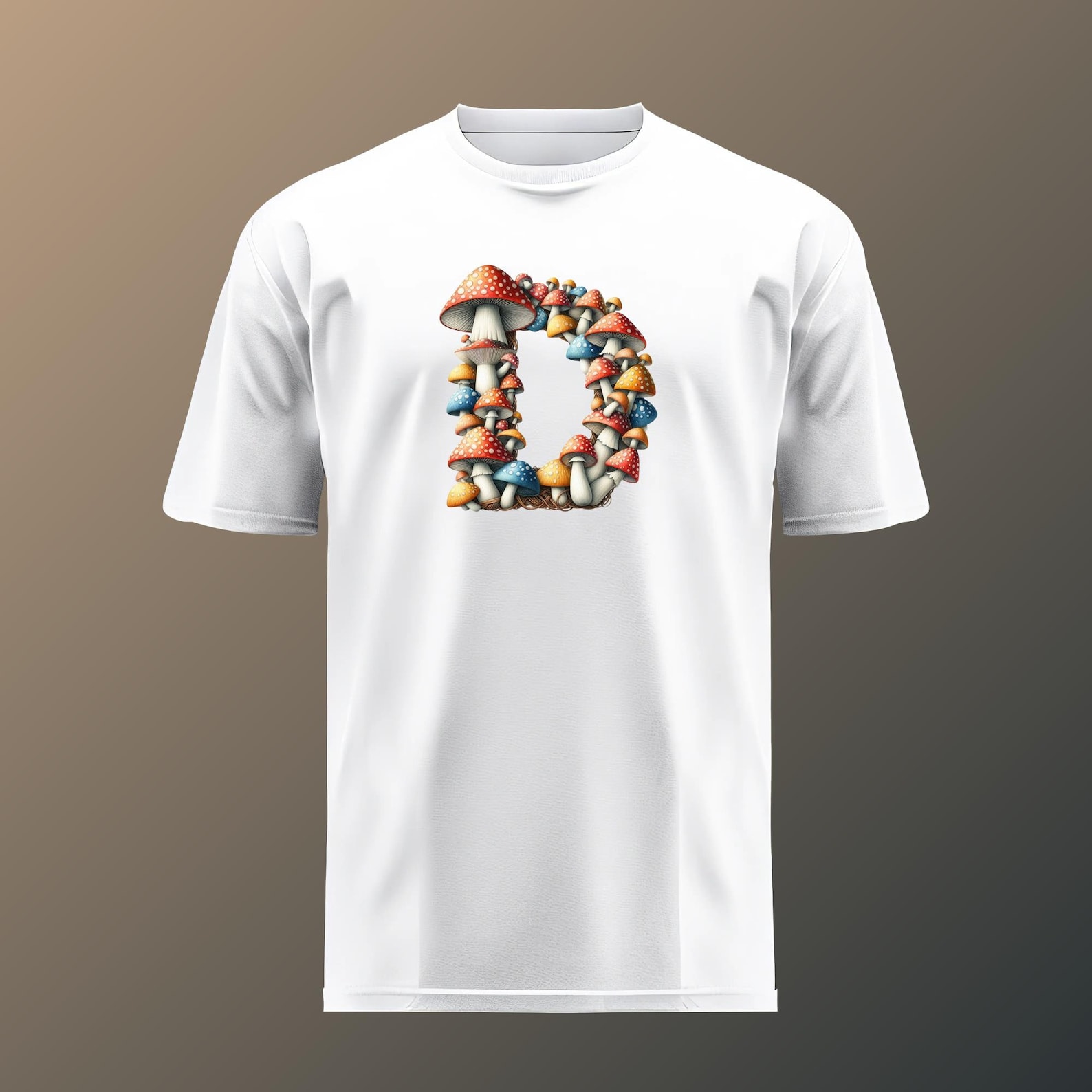 Watercolor Mushroom Alphabet, Mushroom Theme Letters Numbers Mushroom ...