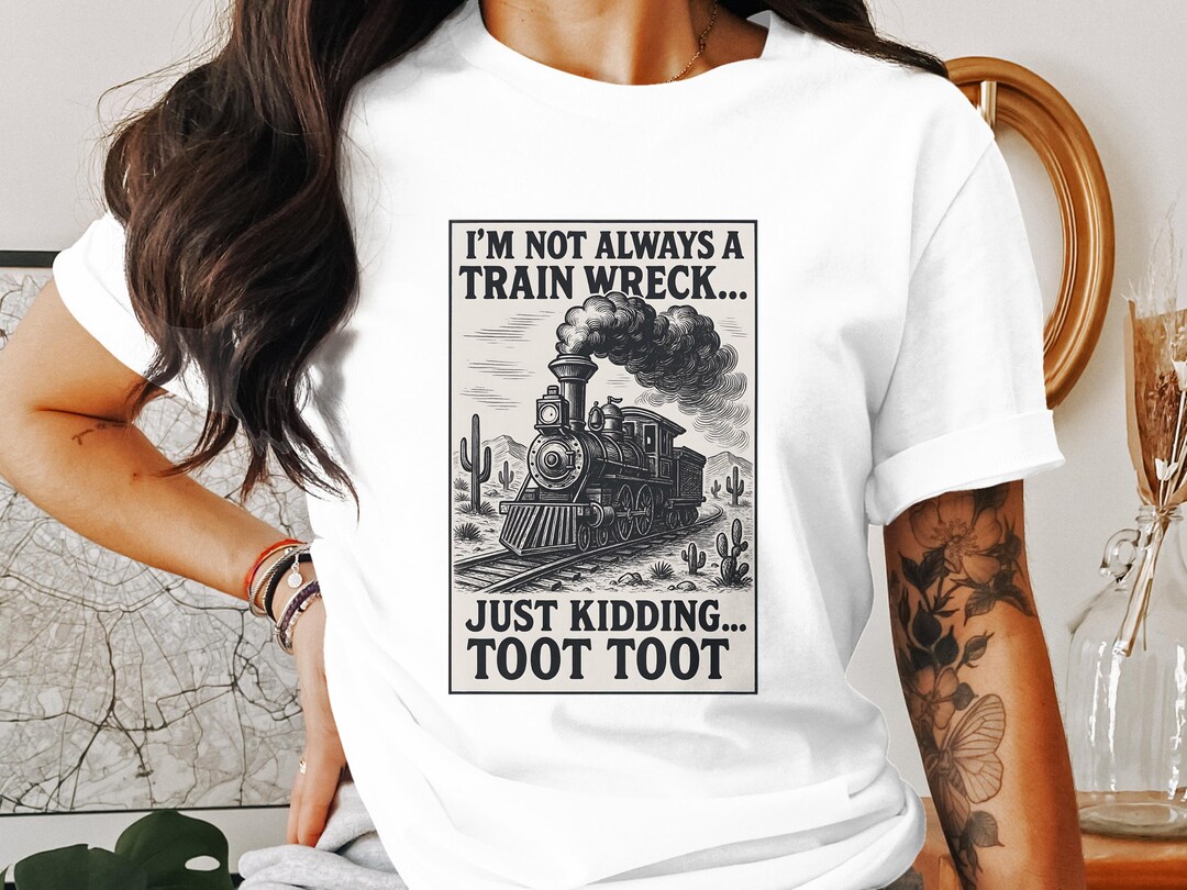 Train Wreck PNG, Funny Train Png, Toots Png, Just Kidding Png, Digital ...