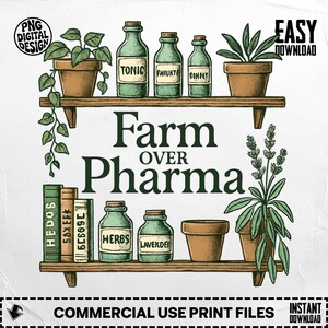 Farm Over Pharma Png, Herbal Medicine Png, Plants Png, Apothecary Png ...