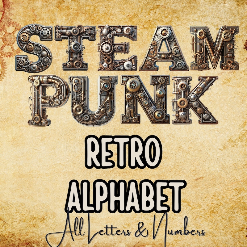 Steampunk Letters - Etsy