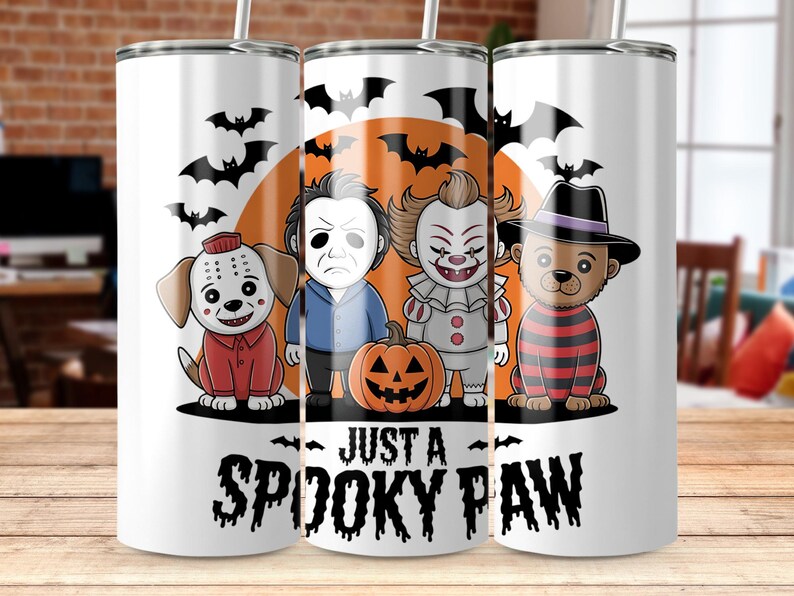 Spooky Paw PNG, Halloween Dogs Png, Horror Movie Png, Michael Myers ...