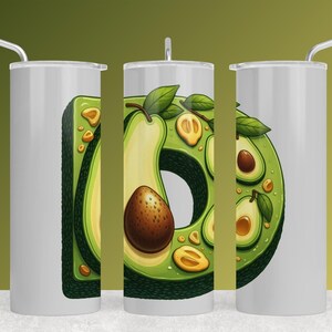 Avocado Alphabet Bundle, Avocado Letters & Numbers , Transparent PNG ...