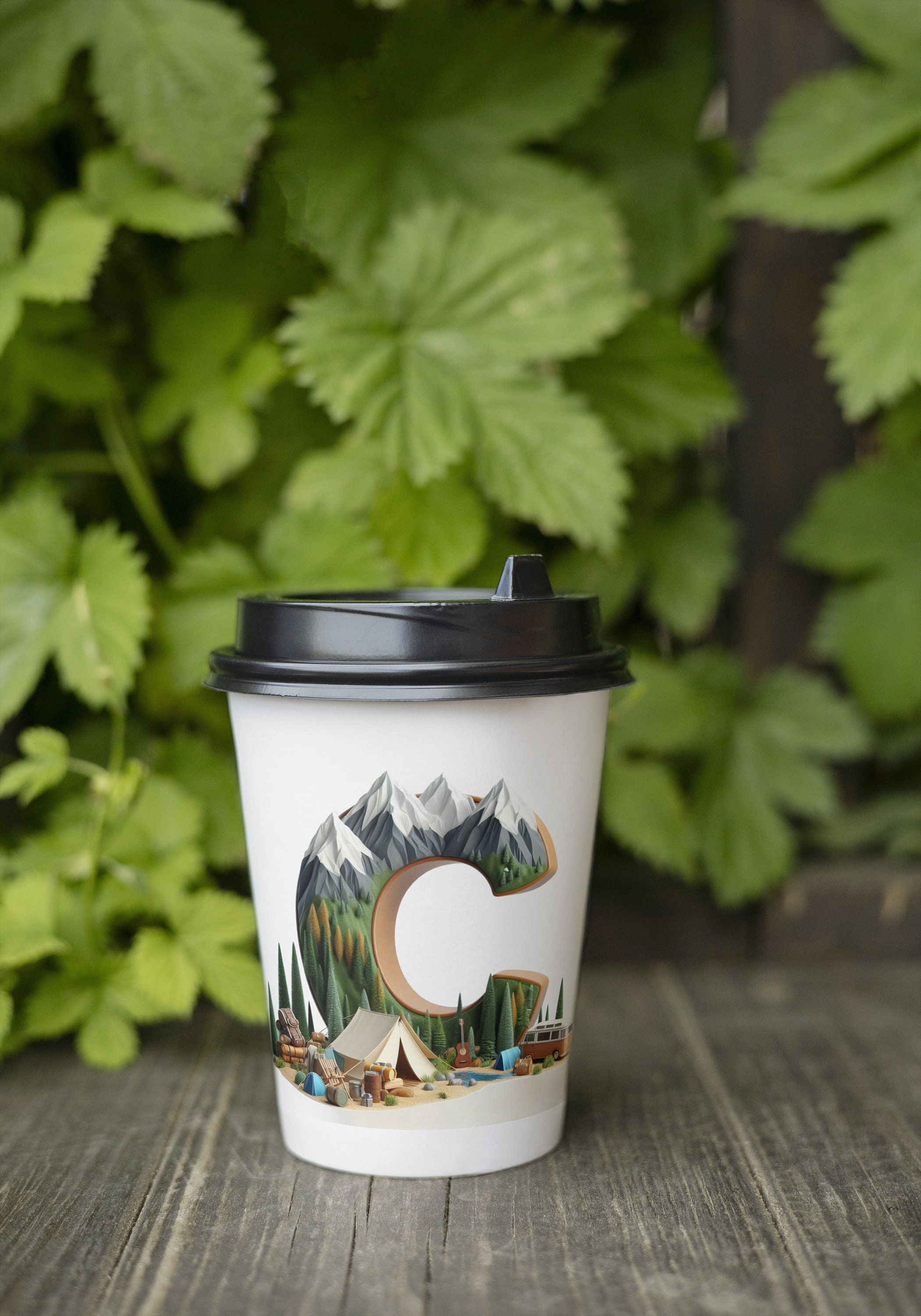 Camping Alphabet Letters Bundle, Camping PNG Letters, Numbers, Camping ...