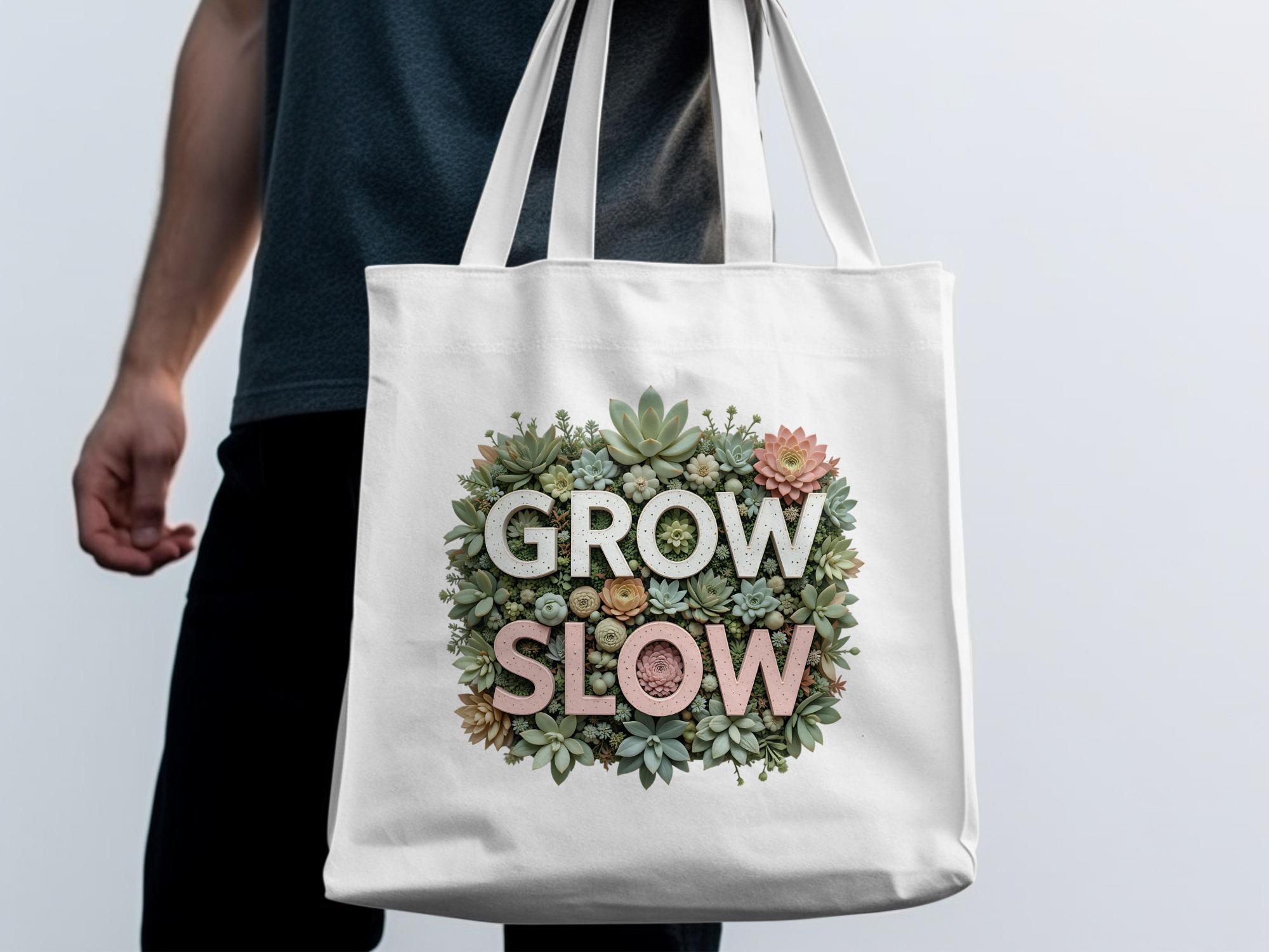 Grow Slow PNG, Succulent Clipart, Plant Png, Inspirational Png, Boho ...