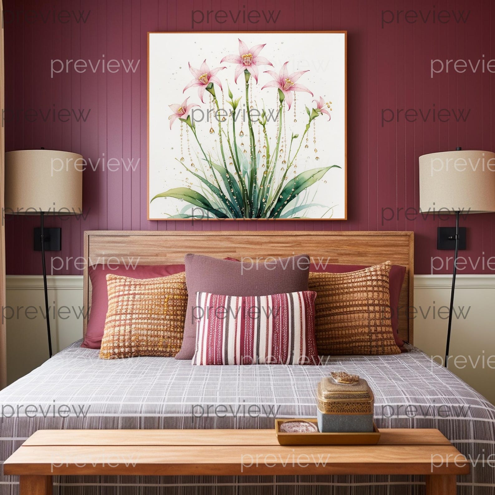 Carnivorous Plants Watercolor Image Bundle, Colorful Designs, Digital ...