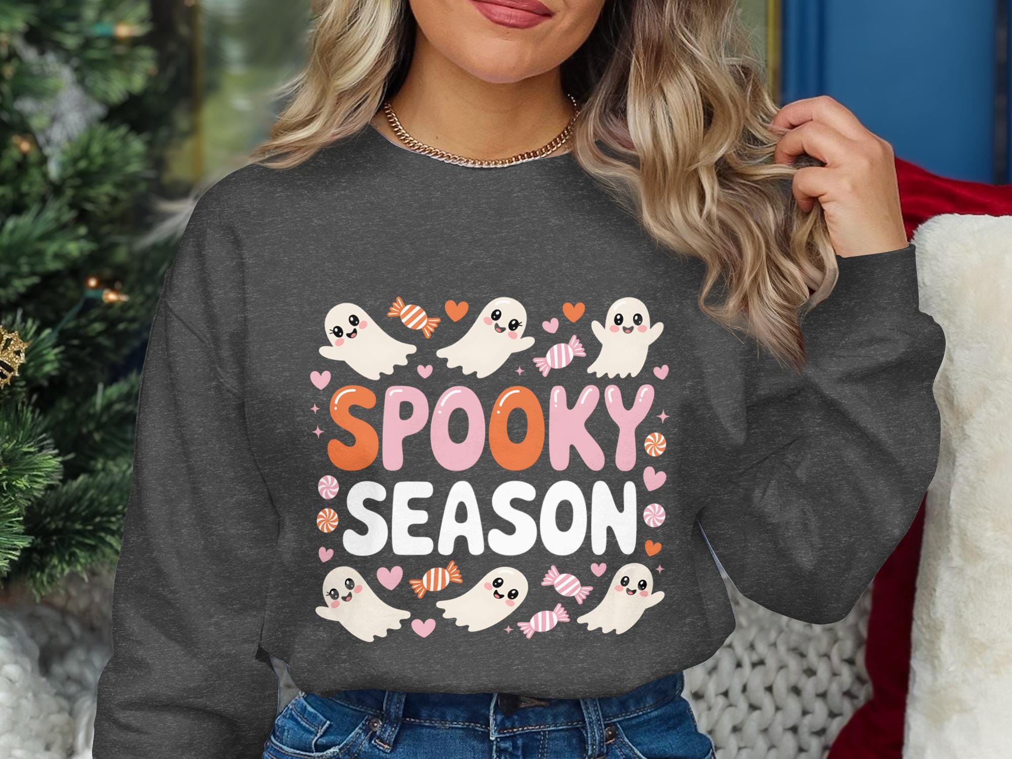 Spooky Season PNG, Cute Ghost Png, Halloween Png, Candy Png, Fall Png ...