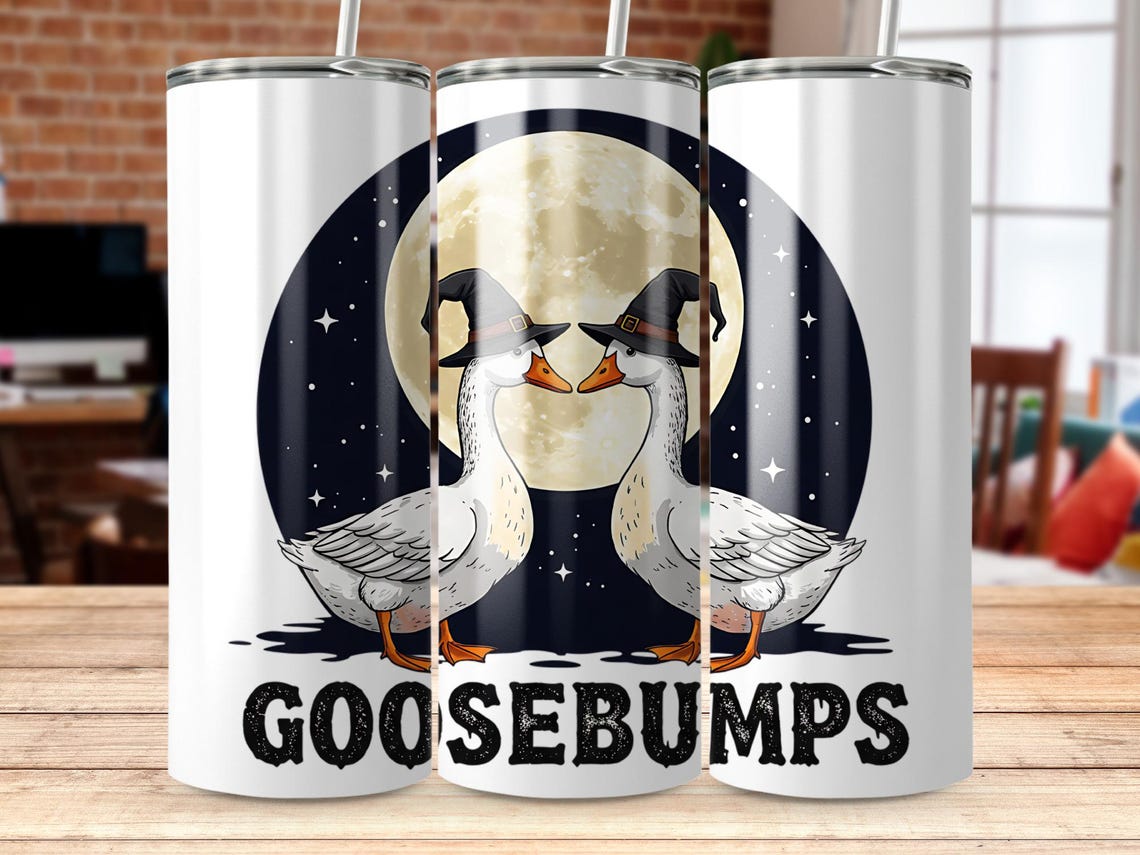Goosebumps Png, Halloween Goose Png, Witch Goose Digital, Digital ...