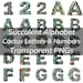 Camping Alphabet Letters Bundle, Camping PNG Letters, Numbers, Camping ...