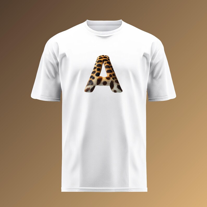 Leopard Print Pattern Alphabet Bundle, Leopard Pattern Letters ...