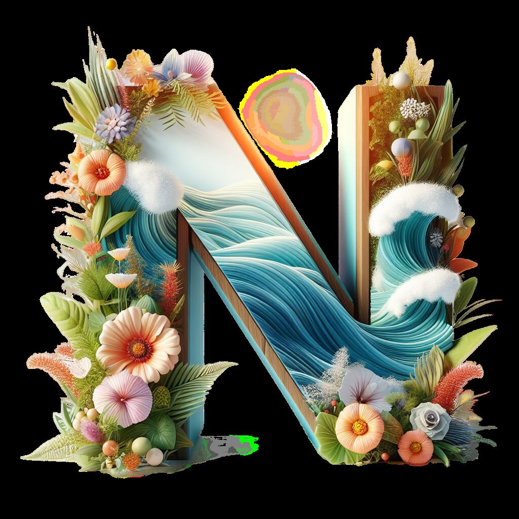 Summer Alphabet Letters Bundle, Summer PNG Letters, Numbers, Summer ...