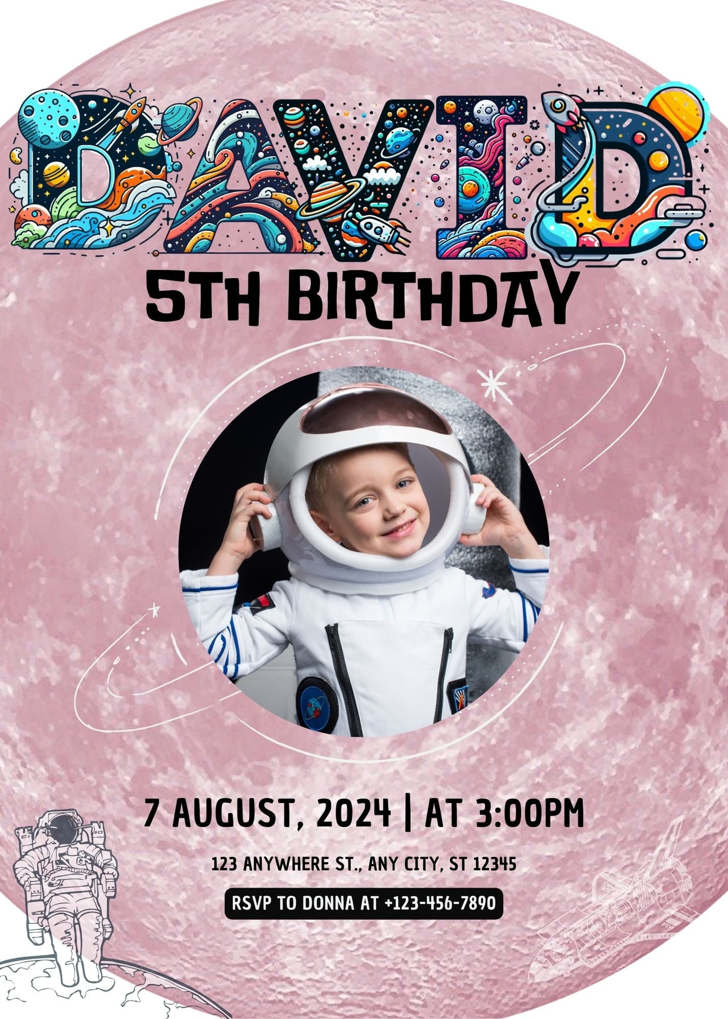 Space Doodle Alphabet Space/planets PNG Letters Numbers Space Theme ...