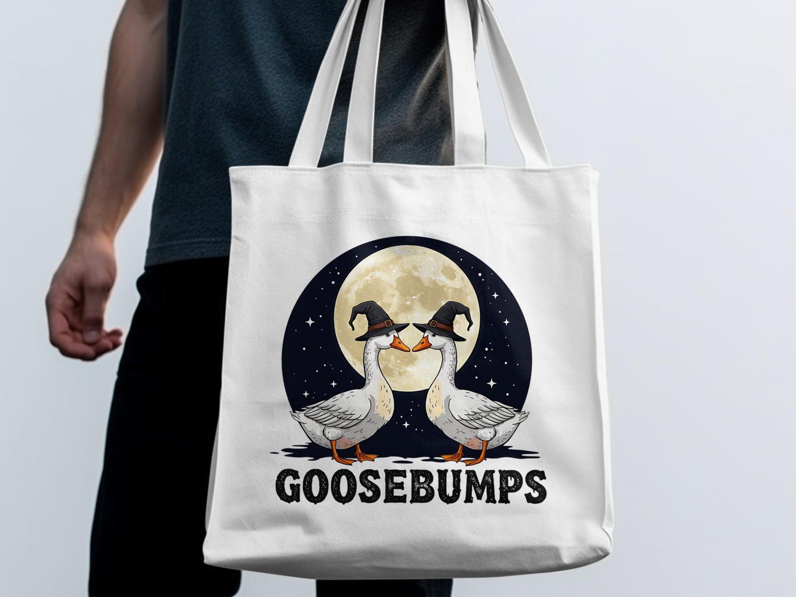 Goosebumps Png, Halloween Goose Png, Witch Goose Digital, Digital ...