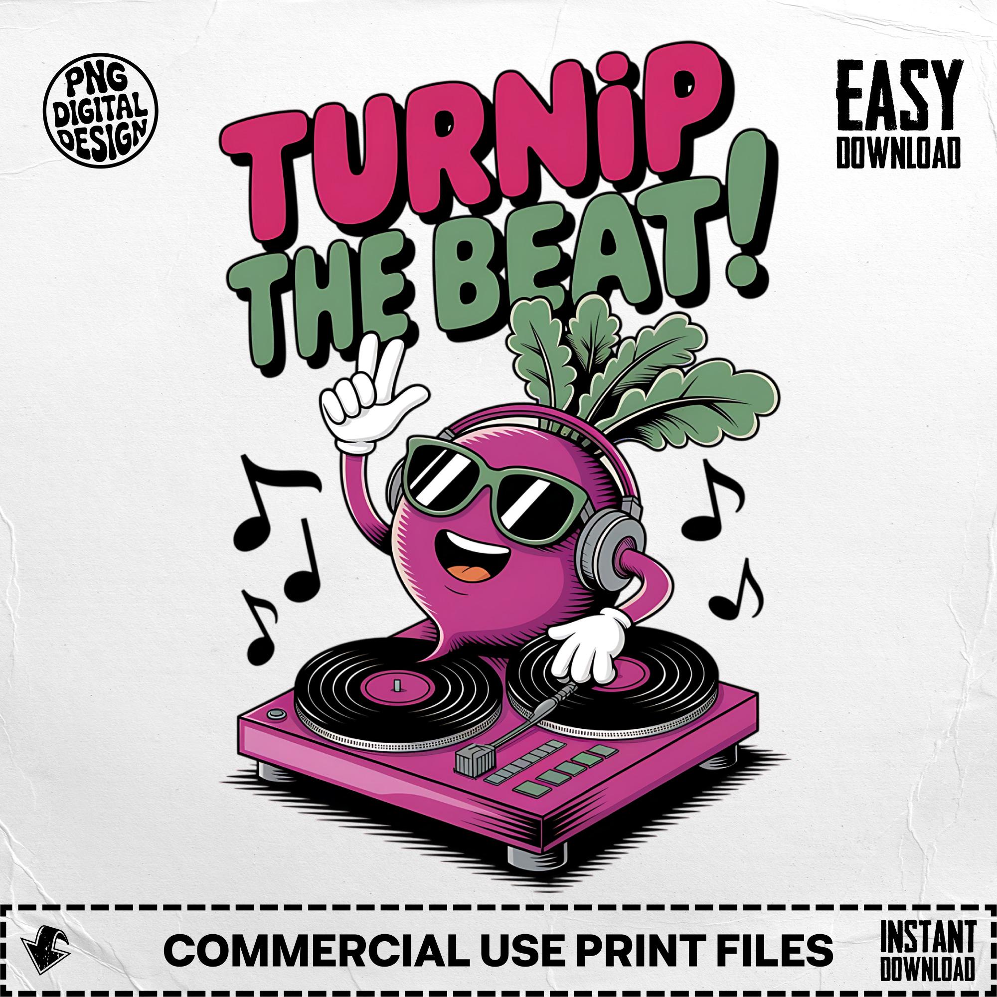 Turnip the Beat PNG, Funny Turnip Clipart, DJ Turnip, Vegetable Png ...