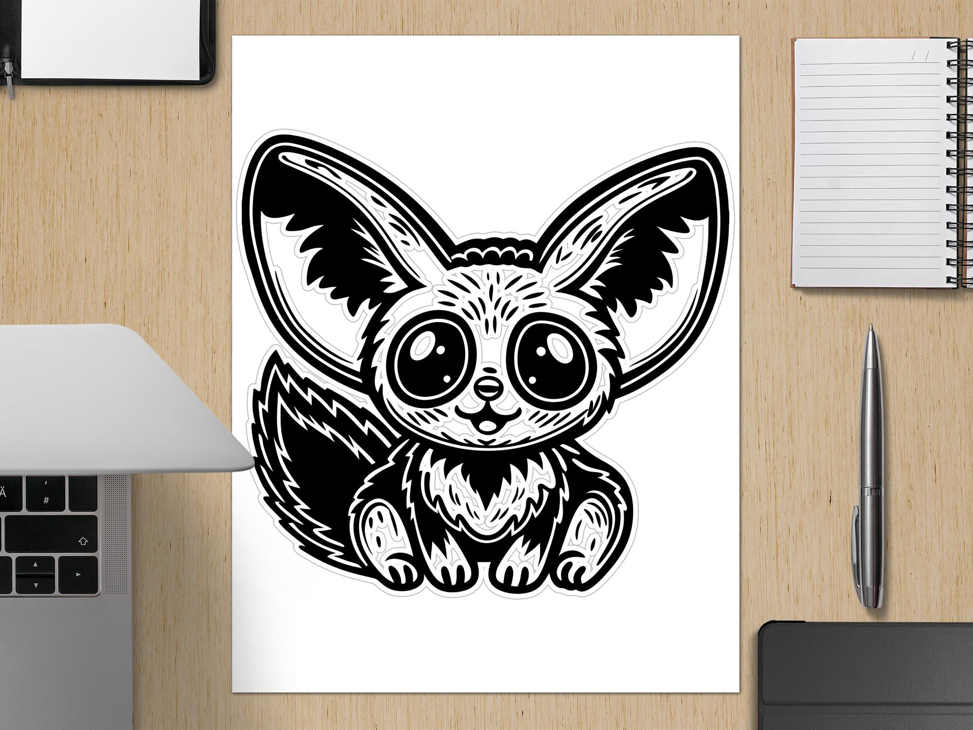 Fennec Fox SVG Bundle, 12 Cute Designs, Digital Download, High Quality ...