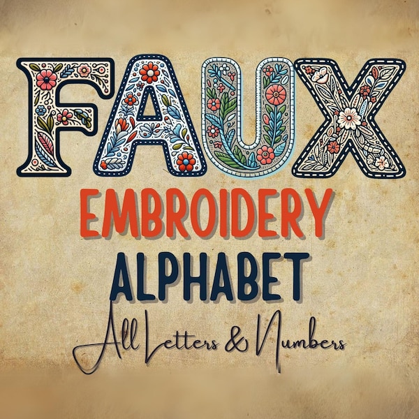 Embroidery Numbers - Etsy