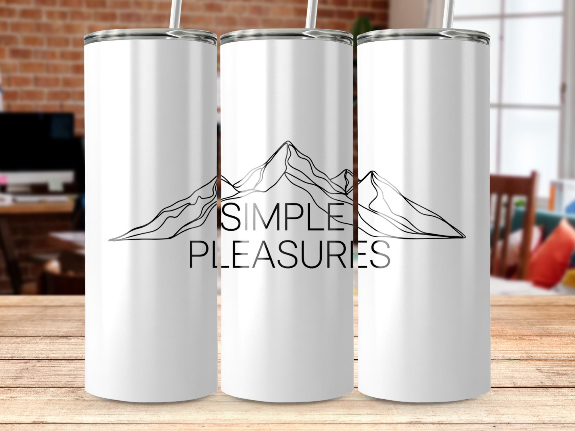 Simple Pleasures PNG, Mountain Png, Line Art Png, Minimalist Png ...