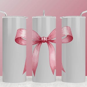 Watercolor Pink Coquette Ribbons, Frames, Patterns Clipart Bundle ...