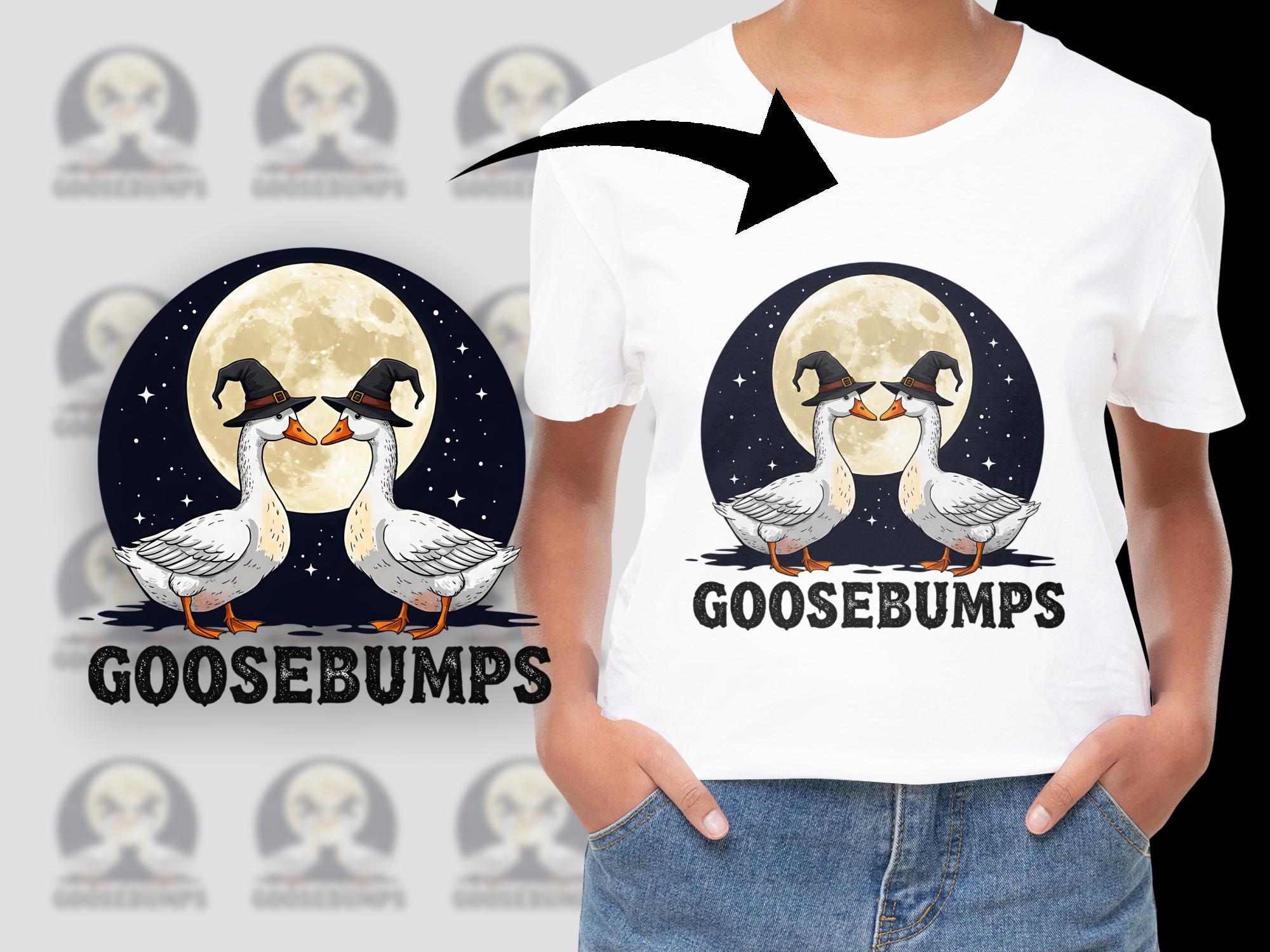 Goosebumps Png, Halloween Goose Png, Witch Goose Digital, Digital ...