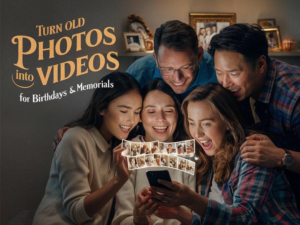 Old Photo to Video Turn Old Photos Moving Videos, Animate Your Photos ...