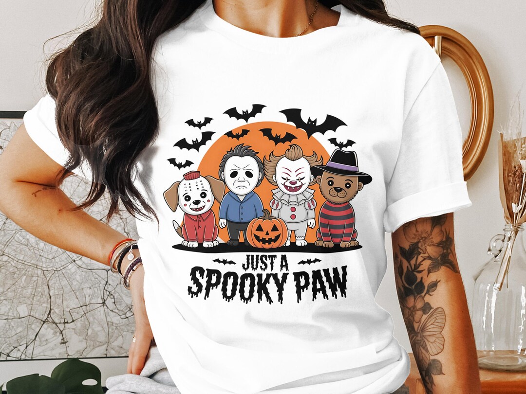 Spooky Paw PNG, Halloween Dogs Png, Horror Movie Png, Michael Myers ...
