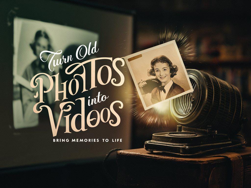 Old Photo to Video Turn Old Photos Moving Videos, Animate Your Photos ...