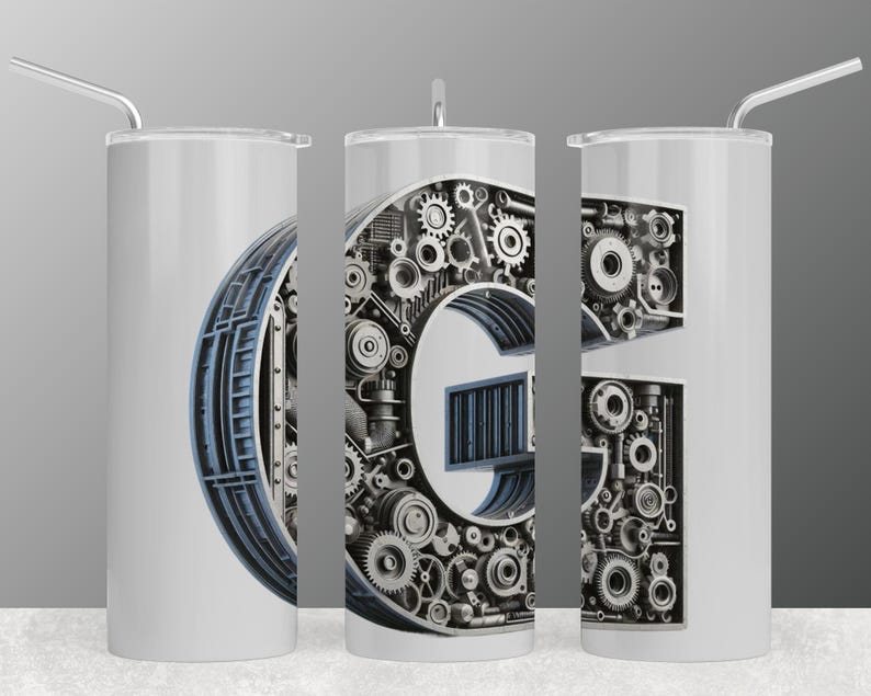 Industrial Steel Alphabet, Metallic Industrial Letters and Numbers ...