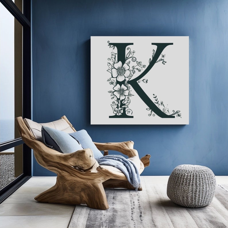 Floral Monogram Alphabet Bundle, Floral Letters, Transparent PNG ...