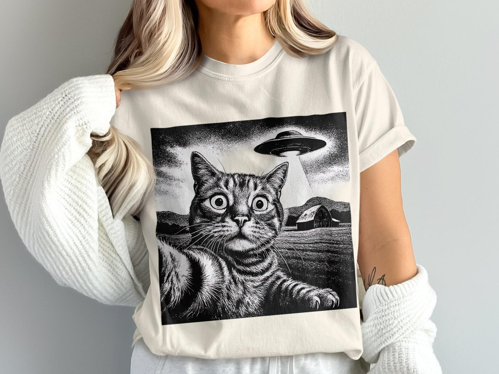 Abducted Cat Png, UFO Png, Funny Cat, Digital Download, Alien Png, Cat ...