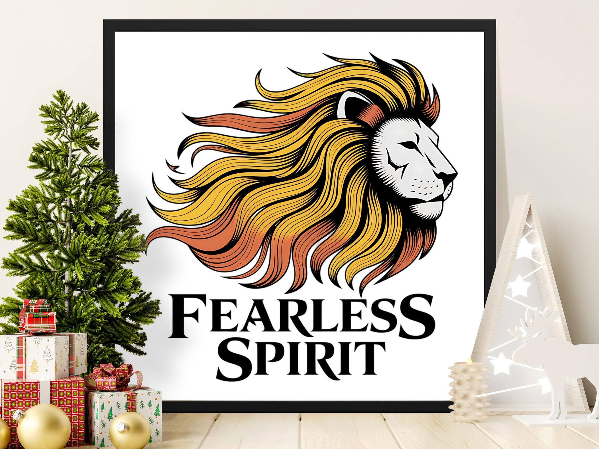 Fearless Spirit Lion PNG, Lion Clipart, Lion Png, Lion Sublimation ...