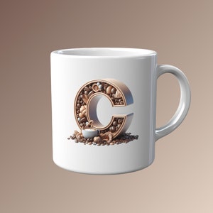 Coffee Alphabet Bundle, Coffee Letters & Numbers , Transparent PNG ...