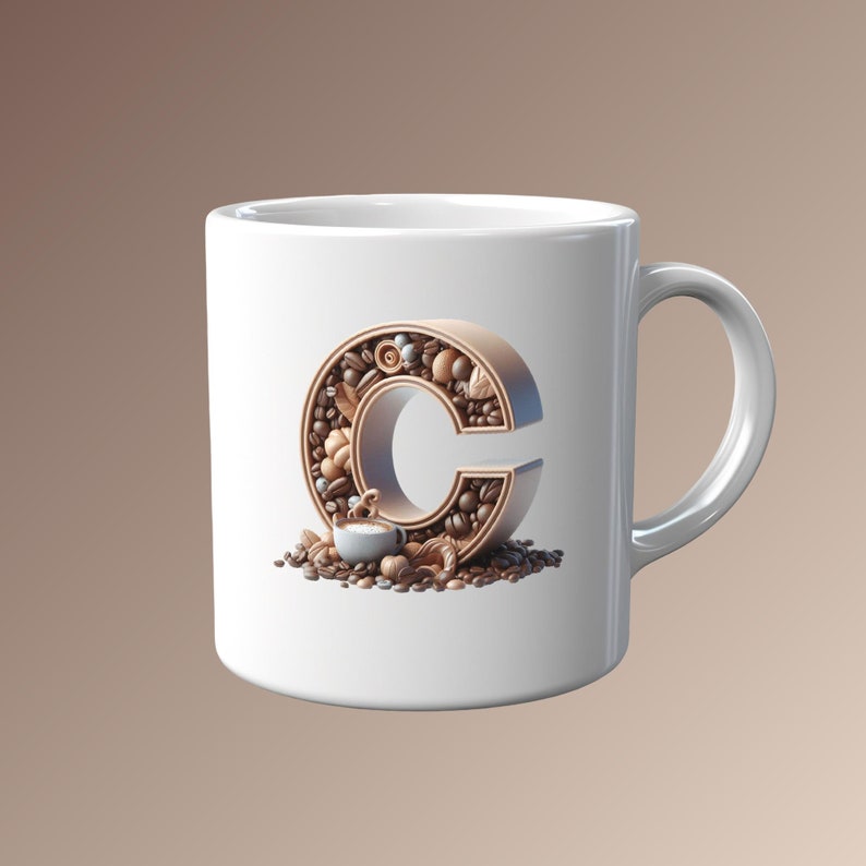 Coffee Alphabet Bundle, Coffee Letters & Numbers , Transparent PNG ...