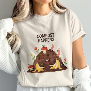 Compost Happens PNG, Compost Clipart, Funny Worm Png, Banana Png ...