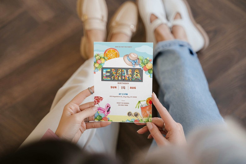 Summer Background Alphabet Letters Bundle, Summer Theme PNG Letters ...