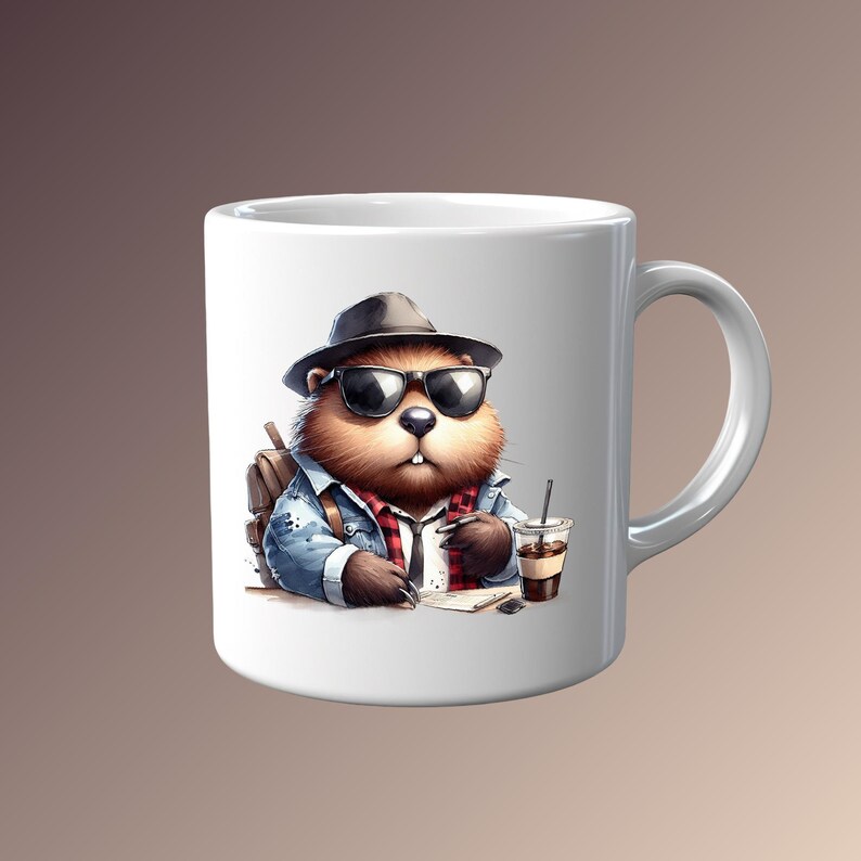 50 Quirky Beaver Clipart Bundle, Cool, Funny Beaver Clip Art ...