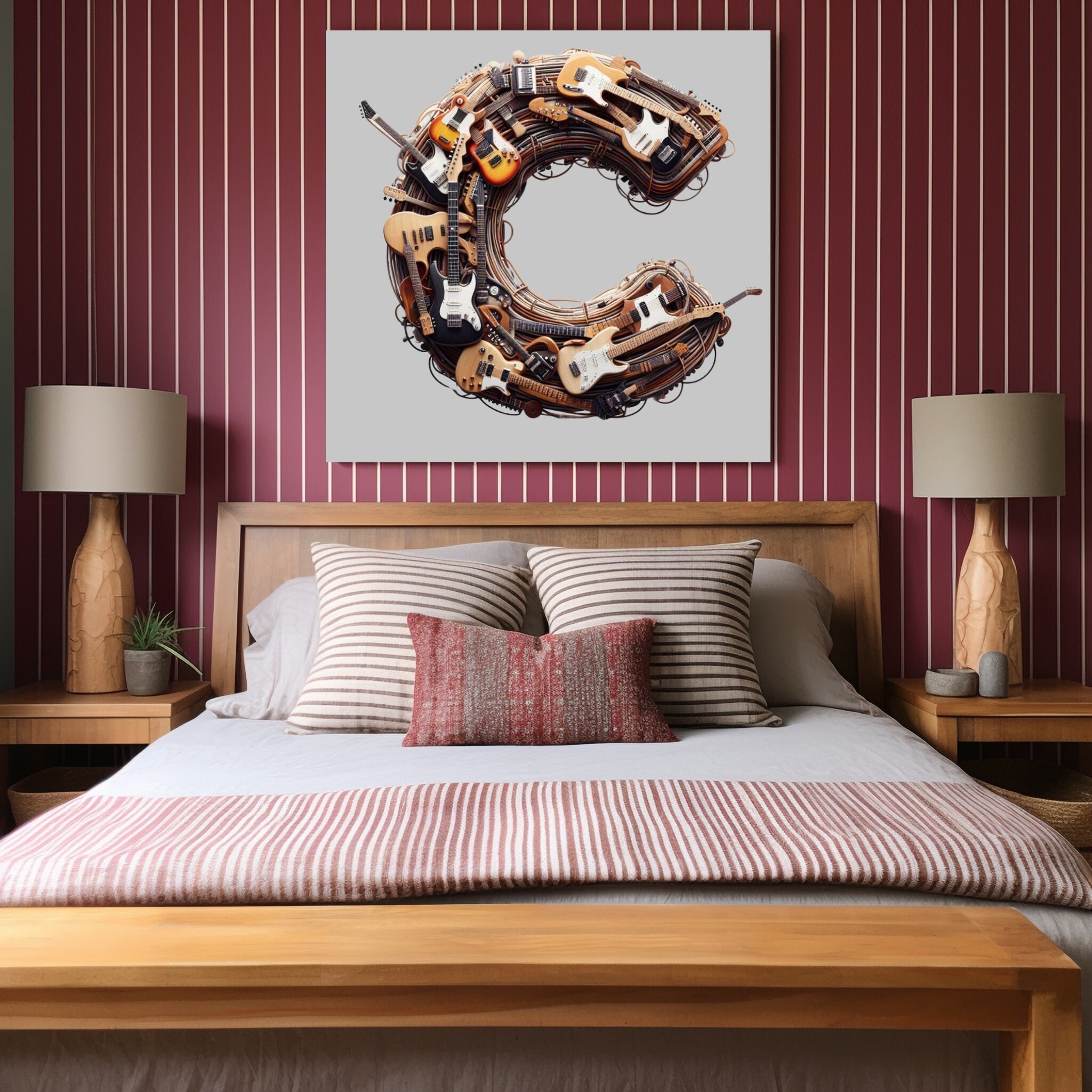 Guitar Alphabet Bundle, Guitar Letters & Numbers Transparent PNG Rock'n ...