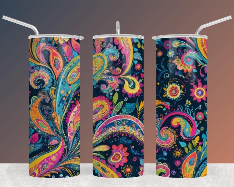 100 Paisley Seamless Pattern Bundle, Authentic Colorful Hi-res Jpeg ...