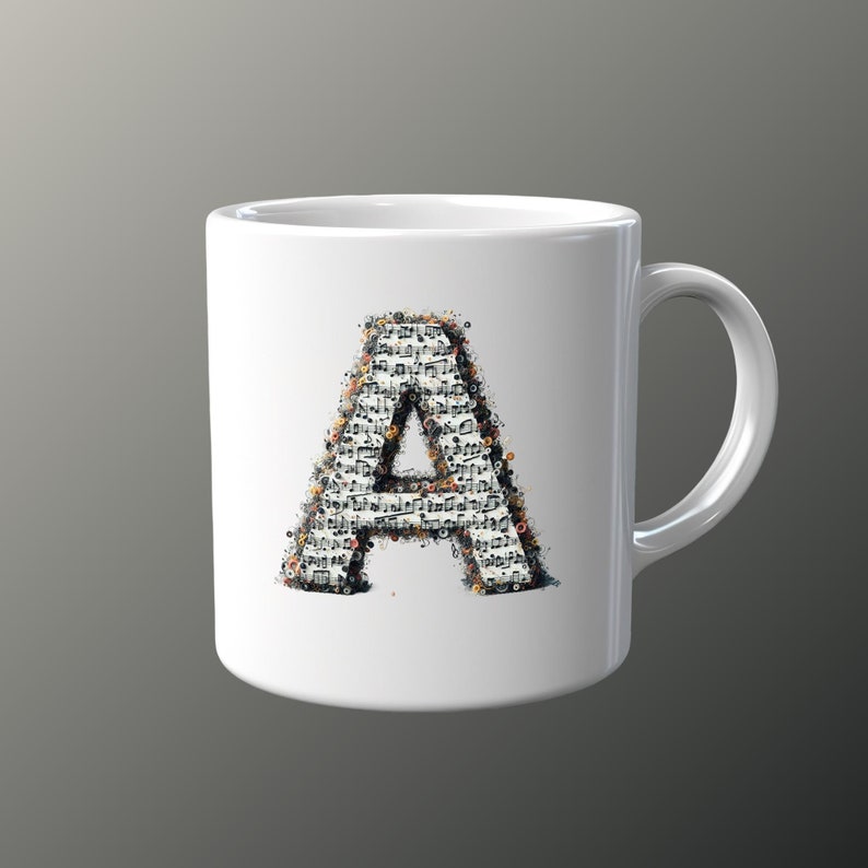 Music Notes Alphabet Bundle, Music Notes Letters & Numbers Transparent ...