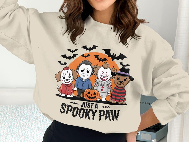 Spooky Paw PNG, Halloween Dogs Png, Horror Movie Png, Michael Myers ...