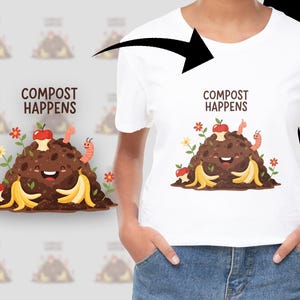 Compost Happens PNG, Compost Clipart, Funny Worm Png, Banana Png ...
