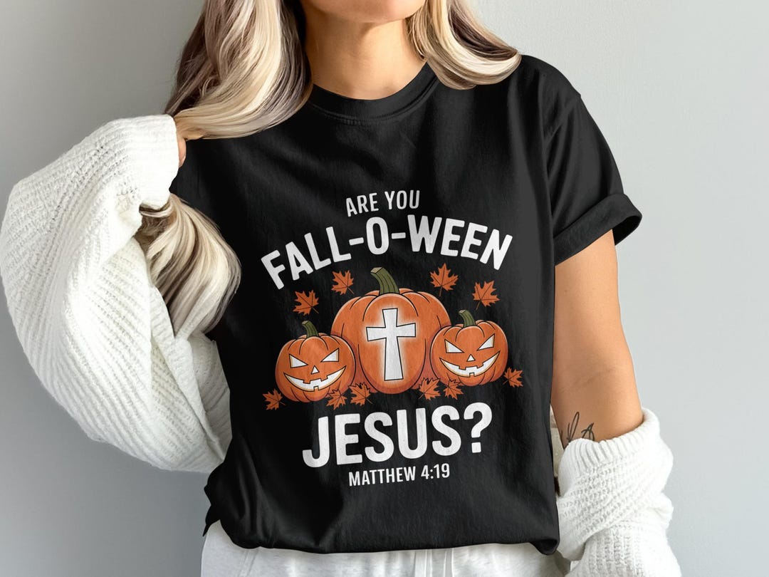 Fall O Ween Jesus PNG, Halloween Christian Png, Pumpkins Digital ...