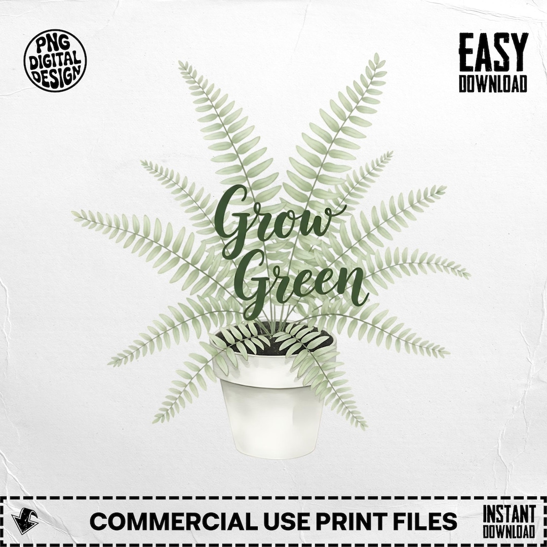 Grow Green Png, Fern Png, Plant Png, Potted Plant Png, Greenery Png ...