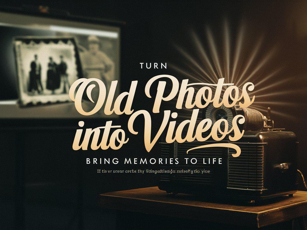 Old Photo to Video Turn Old Photos Moving Videos, Animate Your Photos ...