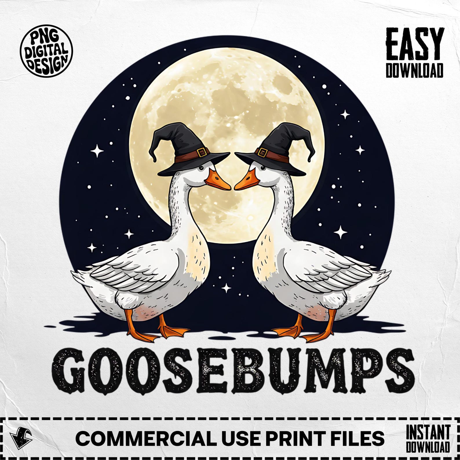 Goosebumps Png, Halloween Goose Png, Witch Goose Digital, Digital ...