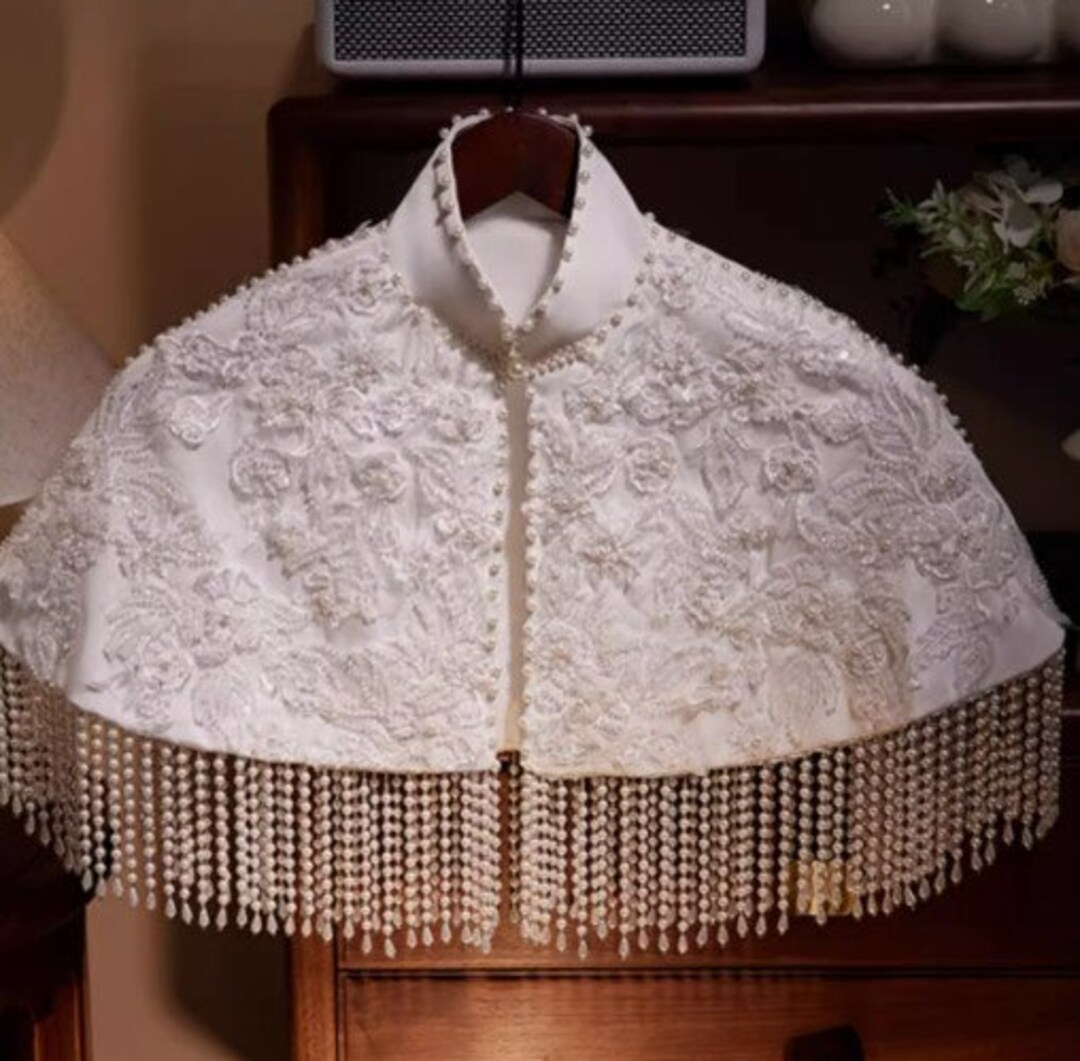White Qipao Cape | Modern Chinese Qipao | Chinese Bride | Chinese Tea ...