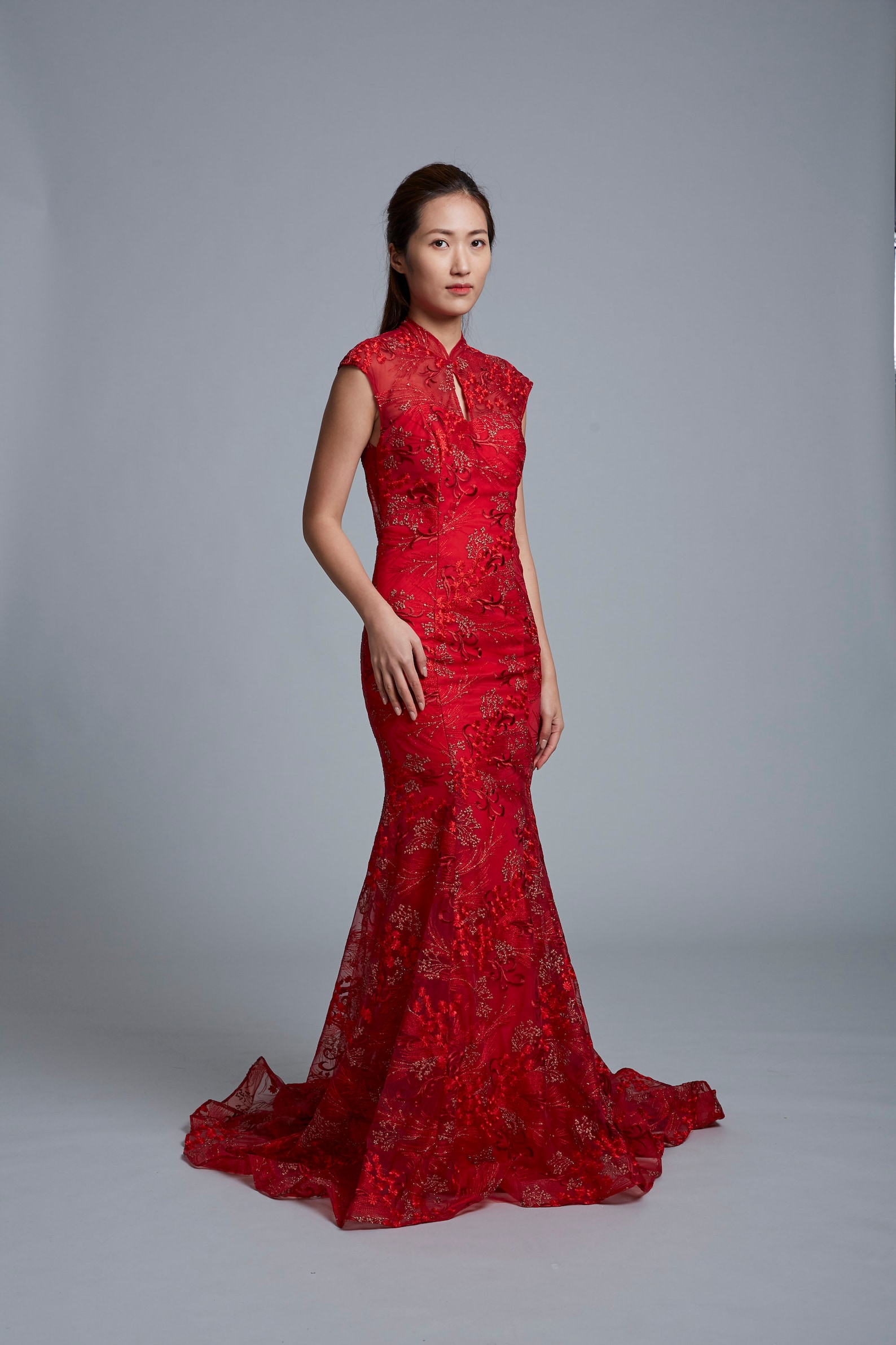 Modern Cheongsam Bridal Qipao | Chinese Bridal Outfit | Open Back ...