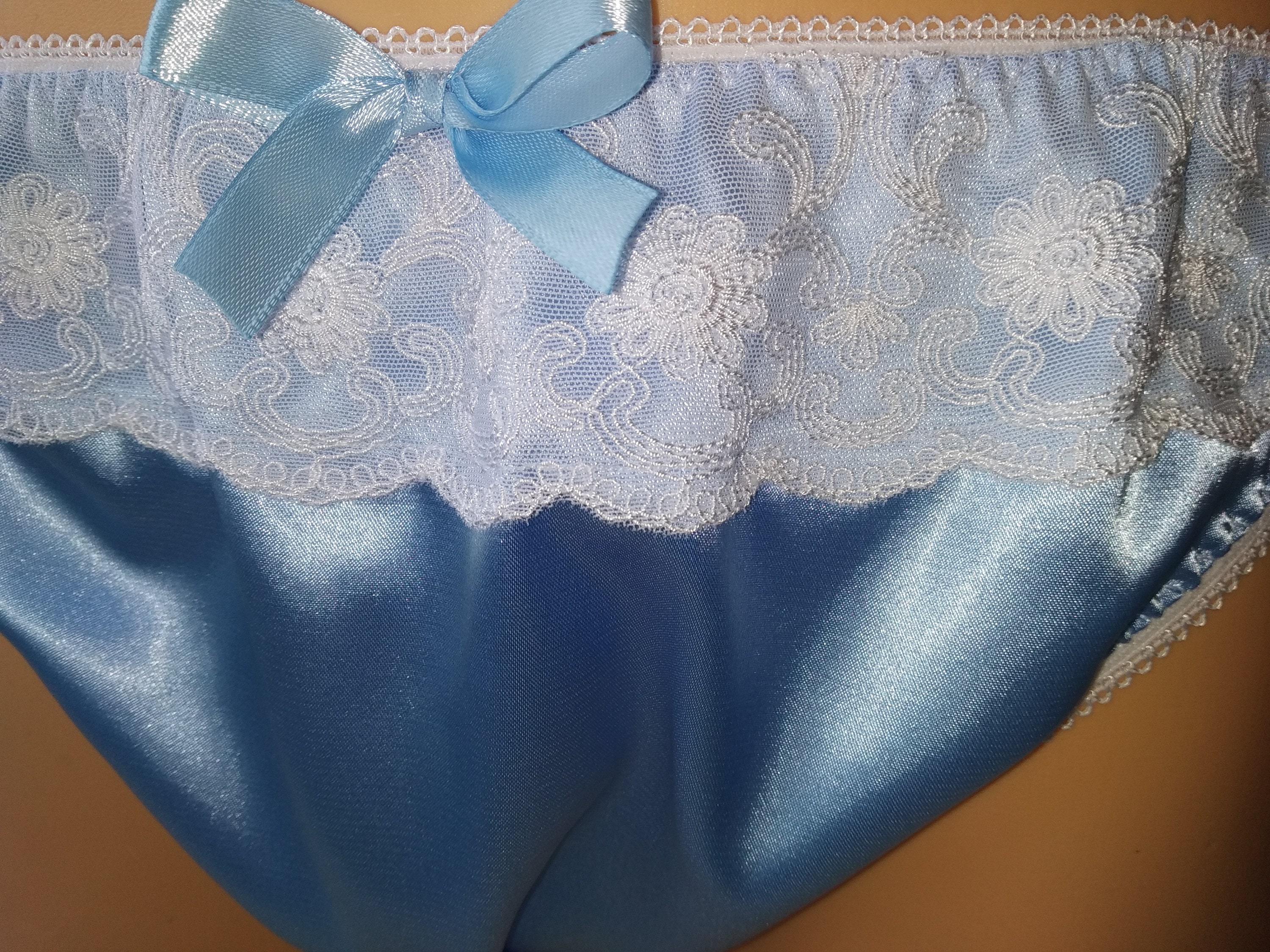 Seide Sissy Höschen Unisex Höschen Frilly Höschen Satin Etsy De