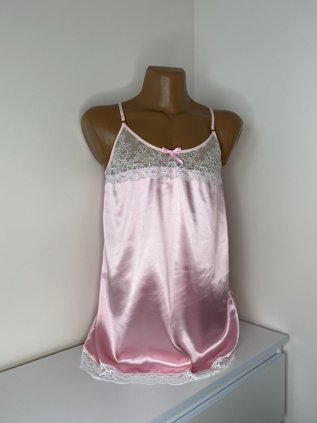 Sissy Crossdresser Nightgown Baby Doll Nighty Negligee Dress Set Adult ...