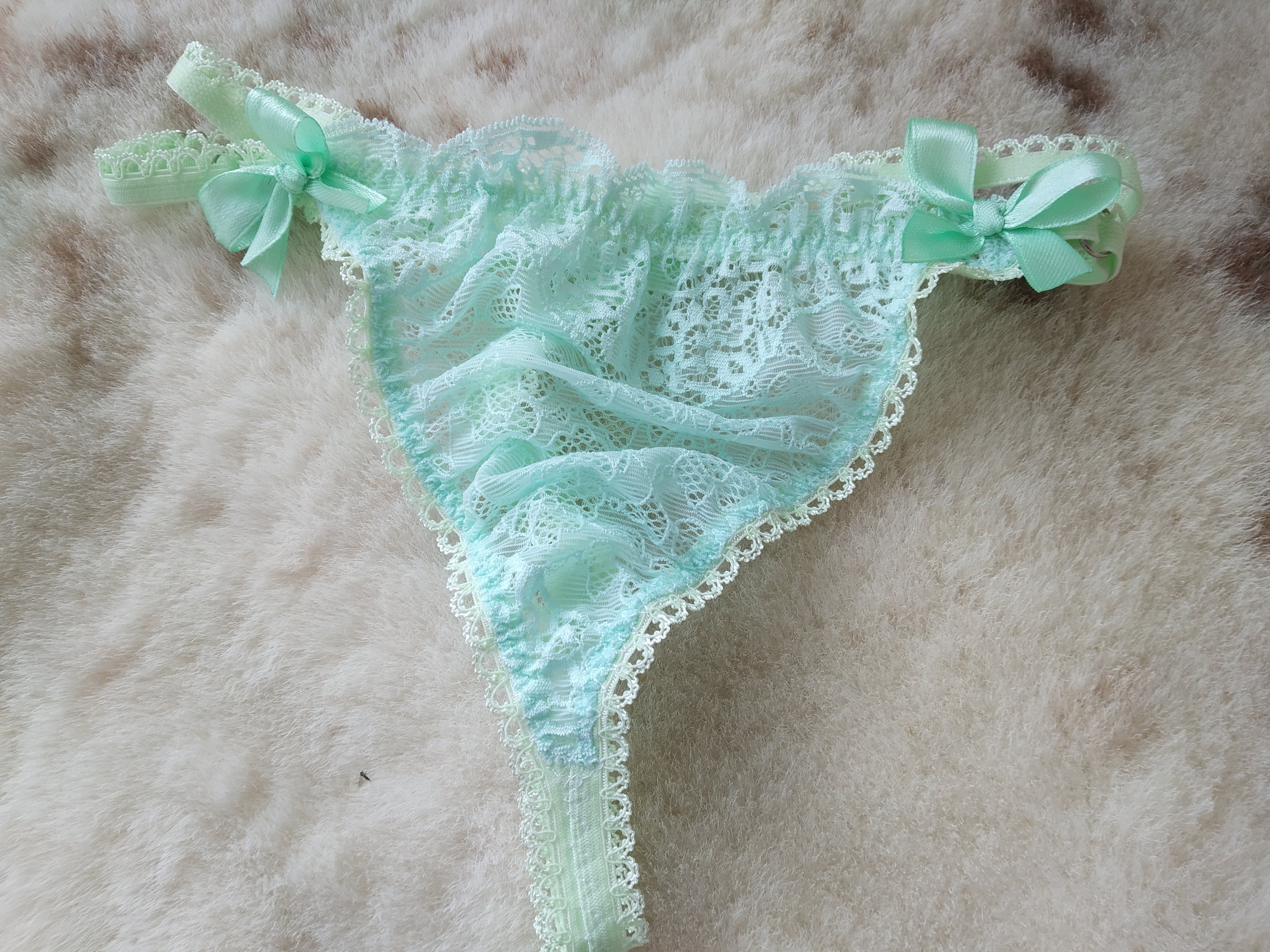 Men's Lace Micro G String Sexy Male Thong Sheer G-string - Etsy Canada