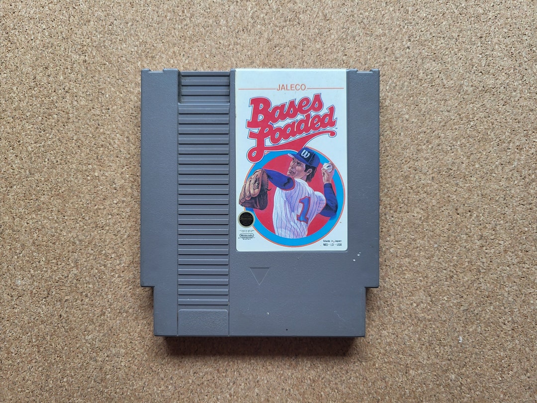 Authentic Nintendo NES Bases Loaded Video Game Cartridge - Etsy